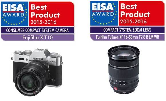 후지필름 X-T10 & XF16-55mm F2.8, EISA 2015-2016 어워드 수상