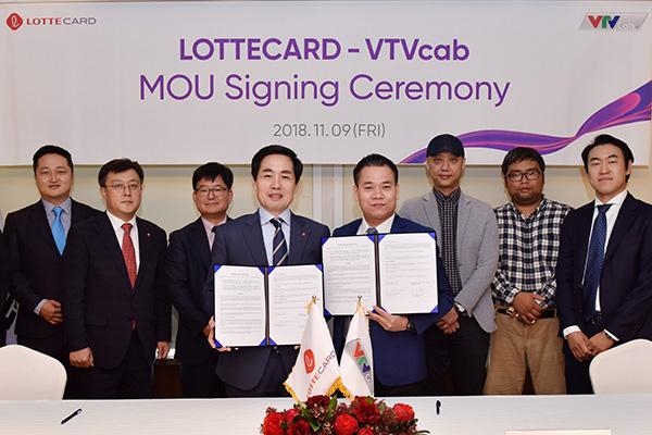 롯데카드, 베트남 종합유선방송사와 MOU 체결