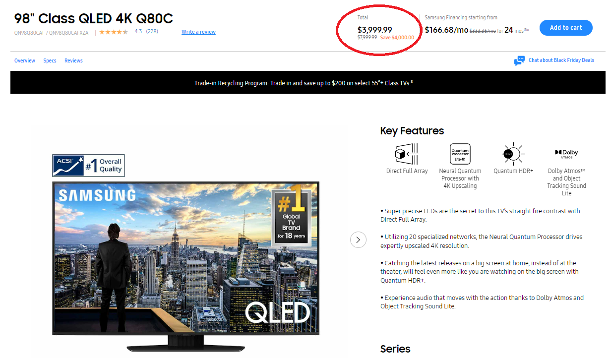 97인치 TV 1년새 10배 성장…‘거거익선’ 외친 삼성 못 웃어